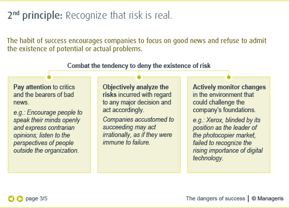 The dangers of success - Manageris synopses