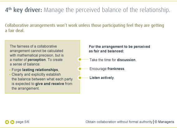 The keys to lateral leadership - Manageris synopses