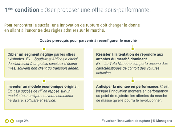 Favoriser l’innovation de rupture - Synthèse Manageris